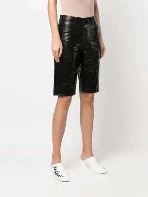 MAISON MARGIELA Laminated Denim Shorts