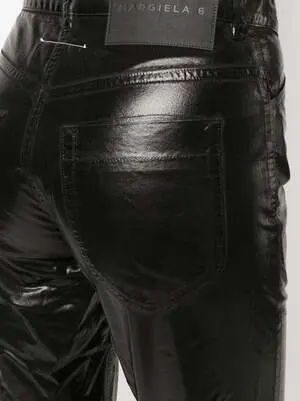 MAISON MARGIELA Laminated Denim Shorts
