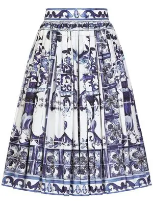 Poplin Printed Skirts