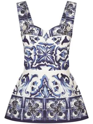 Dolce & Gabbana Sweetheart Blouses