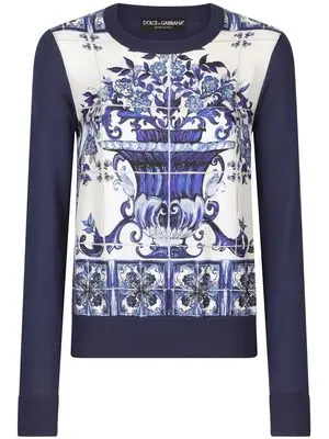Dolce & Gabbana Printed Knitwear For Women