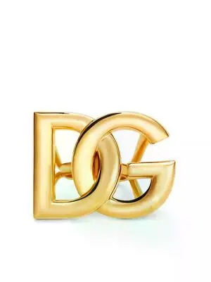 Dolce & Gabbana Logo-plaque Ring - Gold