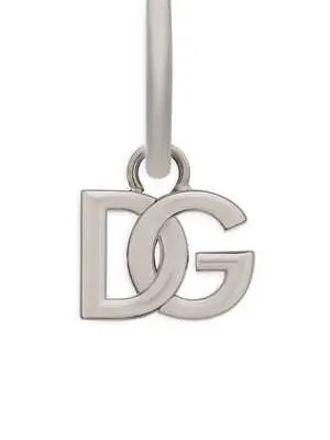 Dolce & Gabbana Dg-logo Hoop Earrings