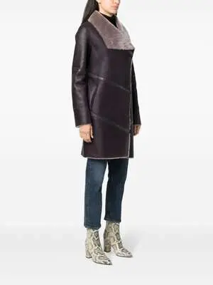 LISKA Off-centre Fastening Coat