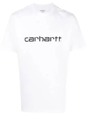 Carhartt Work In Progress Logo Print T-shirt - White