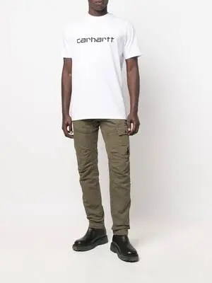 Carhartt Work In Progress Logo Print T-shirt - White