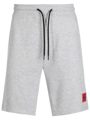 Hugo Drawstring-waist Shorts - Grey