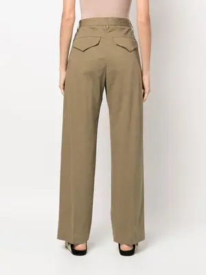 Aspesi Wide-leg Trousers - Brown