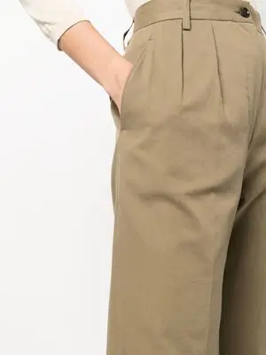 Aspesi Wide-leg Trousers - Brown