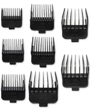 STYLECRAFT 8-pc. Dub Magnetic Clipper Guards Set - Black
