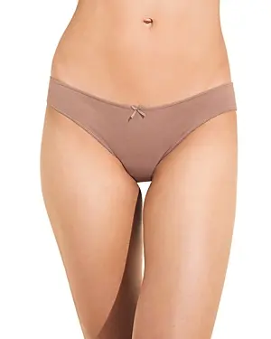 Eberjey Pima Stretch Cotton Bikini Mocha