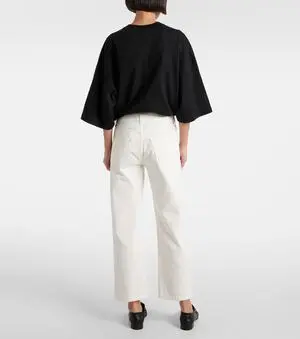 THE ROW Lesley Mid-rise Straight Jeans In Panna