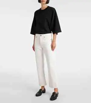 THE ROW Lesley Mid-rise Straight Jeans
