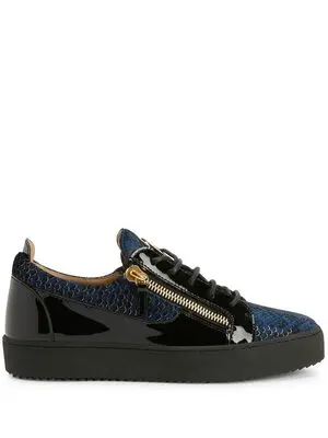GIUSEPPE ZANOTTI Frankie Double-zip Low-top Sneakers