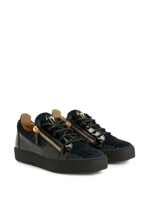 GIUSEPPE ZANOTTI Frankie Double-zip Low-top Sneakers