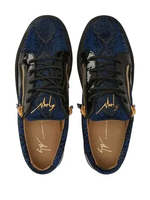 GIUSEPPE ZANOTTI Frankie Double-zip Low-top Sneakers