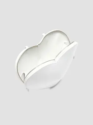 Alaïa Le Coeur Convertible Shoulder Bag - White