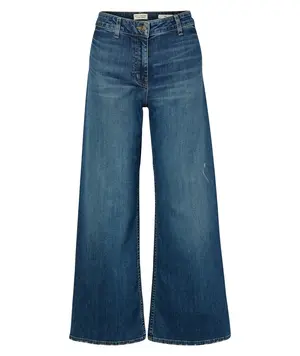 NILI LOTAN Megan High-rise Wide-leg Jeans - Blue