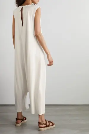 Farm Rio Printed Cotton-jersey Jumpsuit