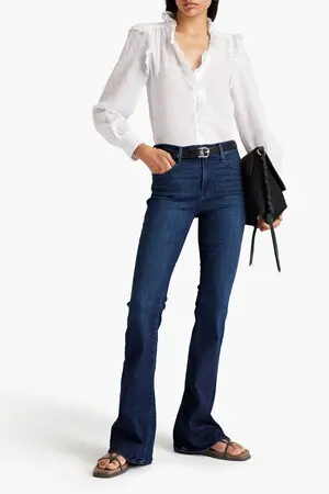 FRAME Le High Flare Midrise Flared Jeans