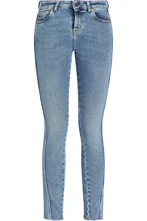 IRO PARIS Fragile Midrise Skinny Jeans - Mid Denim