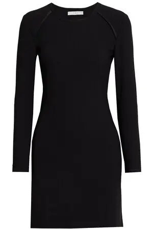 IRO PARIS Cheryne Cutout Crepe Mini Dress - Black