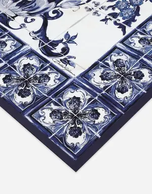 Dolce & Gabbana Majolica-print Twill Scarf