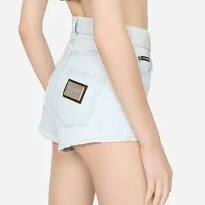 Dolce & Gabbana Light Blue Denim Shorts