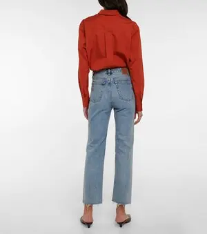 TOTEME High-rise Straight Jeans