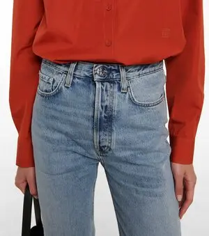 TOTEME High-rise Straight Jeans