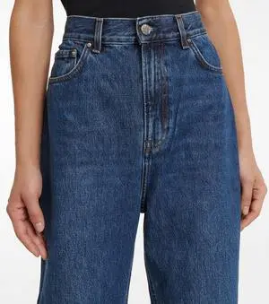TOTEME High-rise Tapered Jeans - Blue
