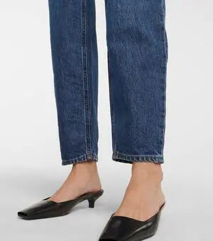 TOTEME High-rise Tapered Jeans - Blue