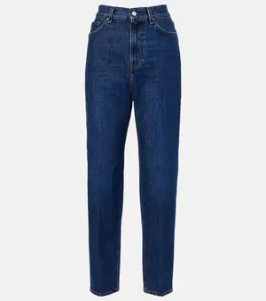 TOTEME High-rise Tapered Jeans - Blue