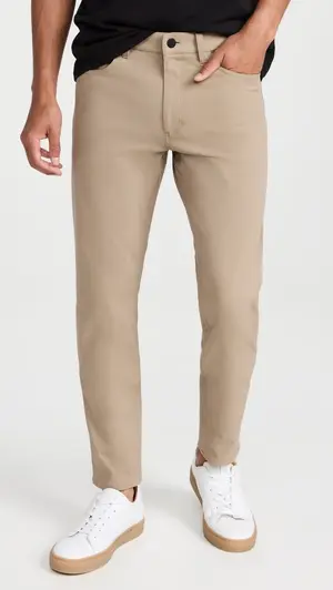 Theory Raffi Neoteric Twill Straight Pants - Bark