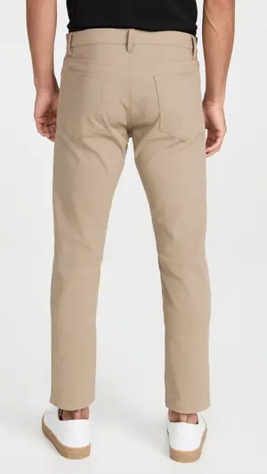 Theory Raffi Neoteric Twill Straight Pants - Bark