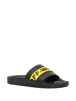 Off-White Industrial Logo Slides