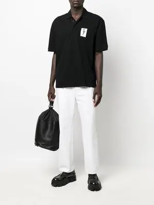 Neil Barrett Logo-patch Polo Shirt
