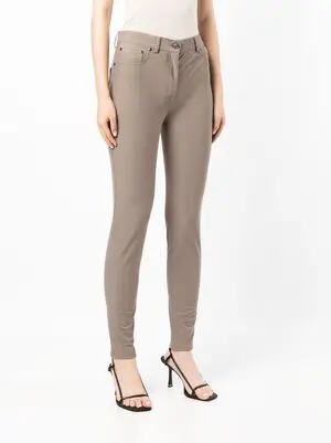 TOM FORD Metallic Skinny Jeans - Brown