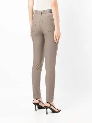 TOM FORD Metallic Skinny Jeans - Brown