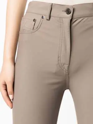 TOM FORD Metallic Skinny Jeans - Brown