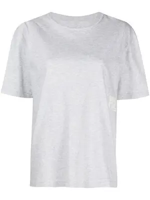 Alexander Wang Logo-print Cotton T-shirt - Grey