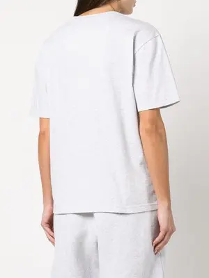 Alexander Wang Logo-print Cotton T-shirt - Grey