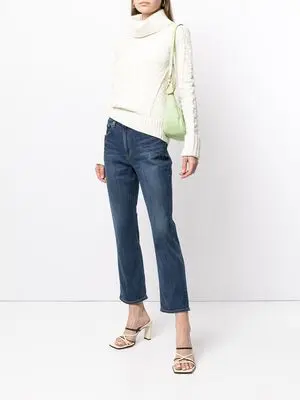 TU ES MON TRESOR The Rose Quartz Bootcut Jeans
