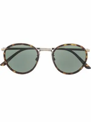 GIORGIO ARMANI Tortoiseshell Round-Frame Sunglasses