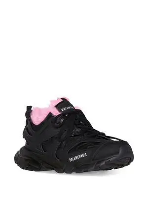 Balenciaga Track Faux Fur-lined Sneakers