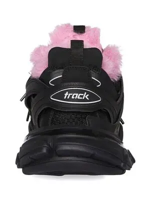 Balenciaga Track Faux Fur-lined Sneakers