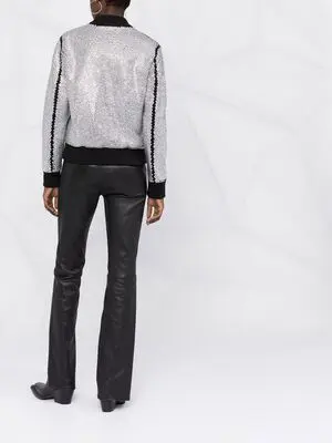 Philipp Plein Crystal-embellished Bomber Jacket