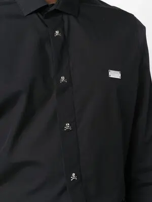 Philipp Plein Shirt Sugar Daddy Cut Ls - Black