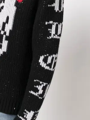 Philipp Plein Skull-detail Knit Jumper - Black