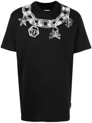 Philipp Plein Necklace Print T-shirt